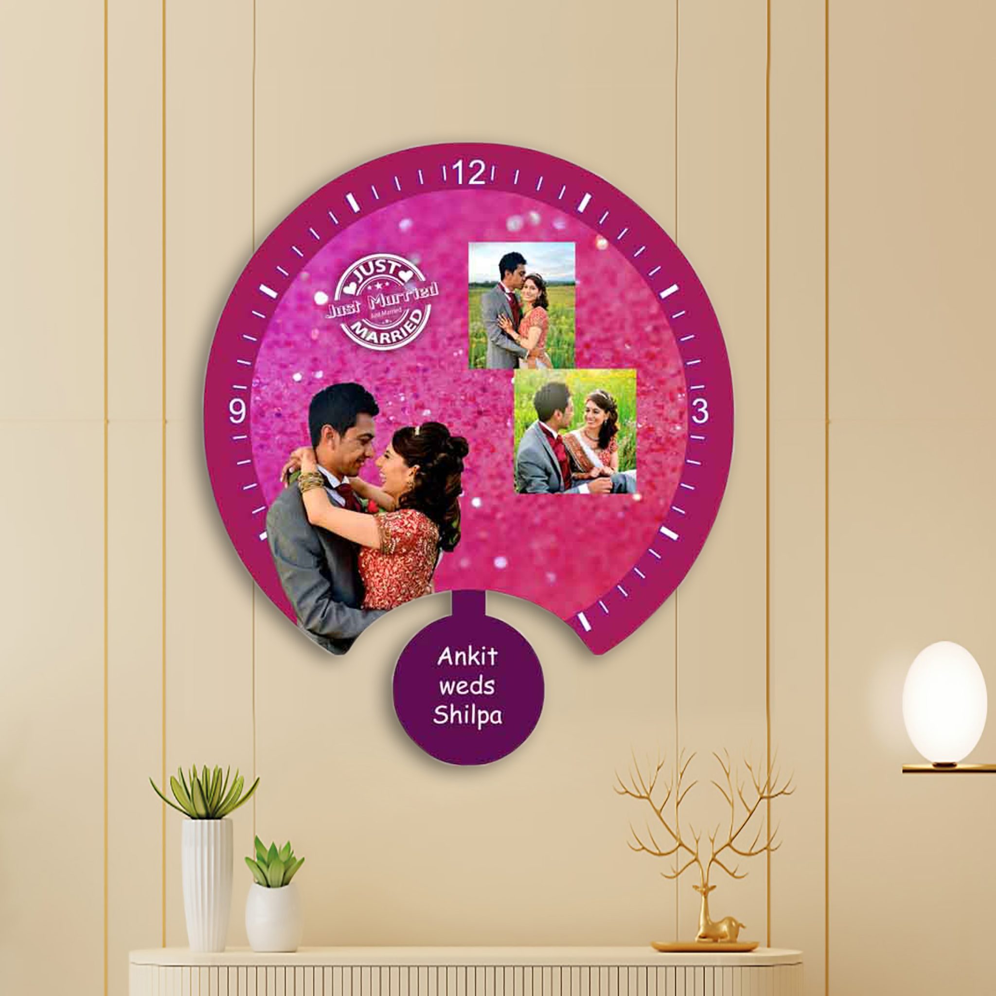 Acrylic Pendulam Clock – Sky Gift