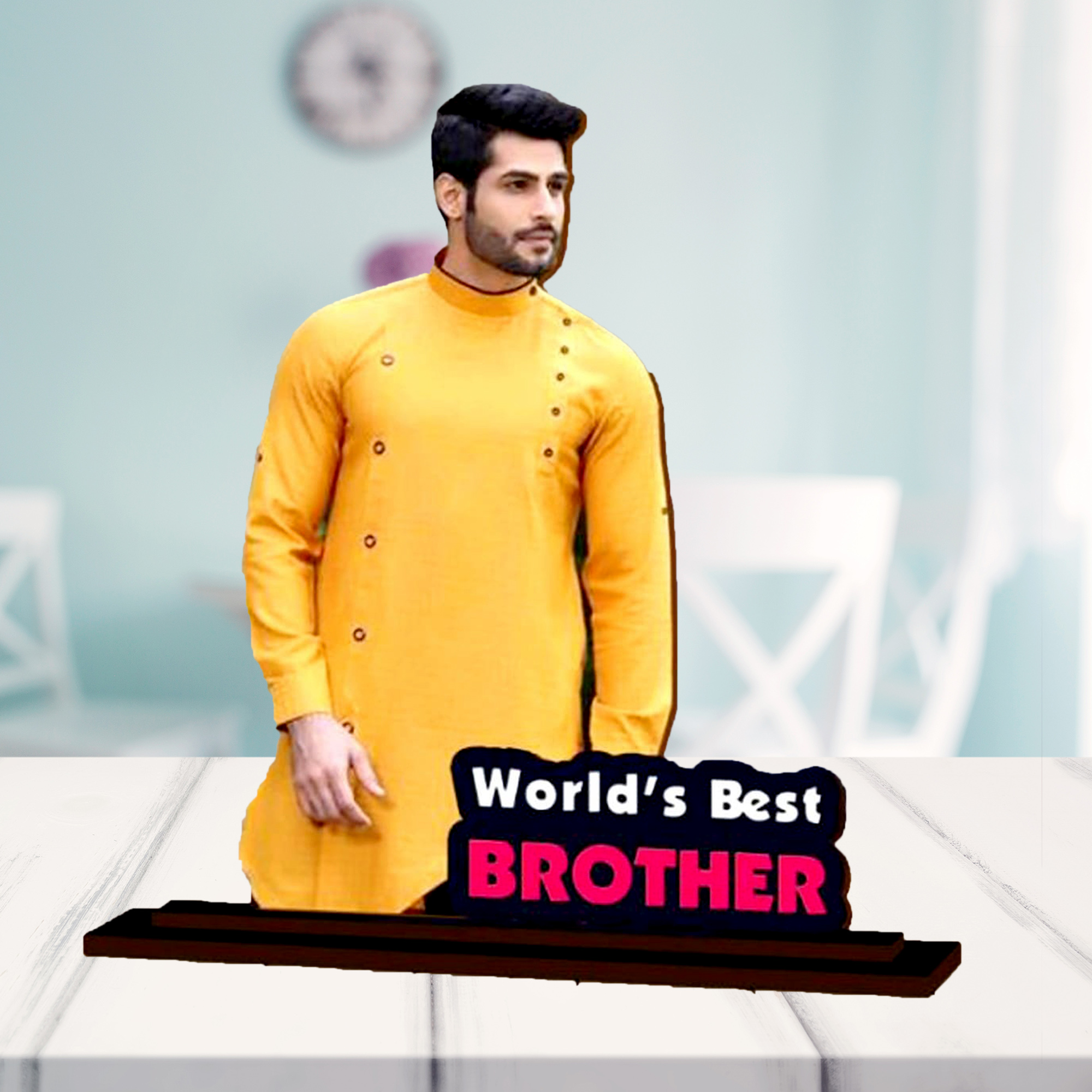 Best Brother Love Wood Cut – Sky Gift