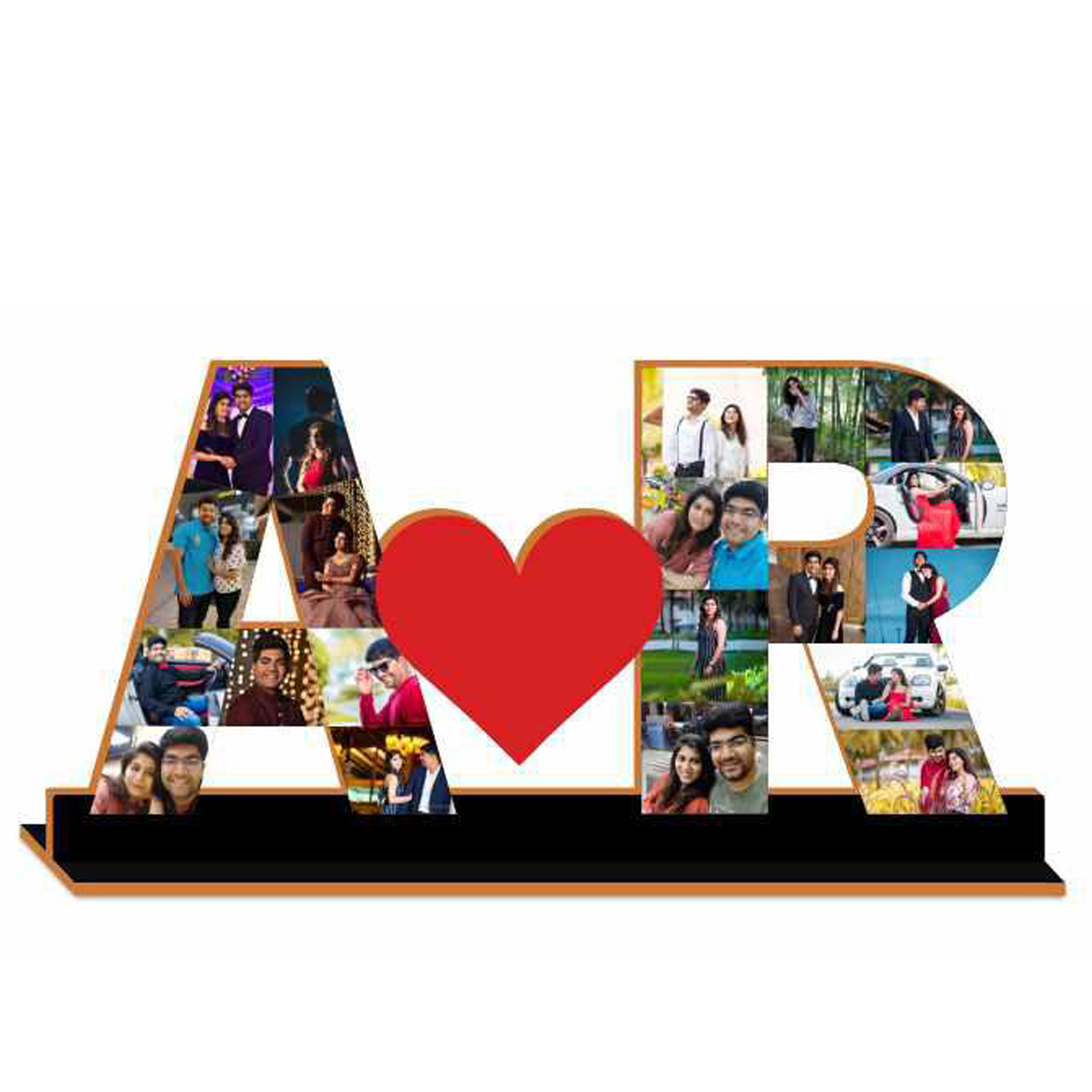 Costmize Couple Latter Wood Cut – Sky Gift