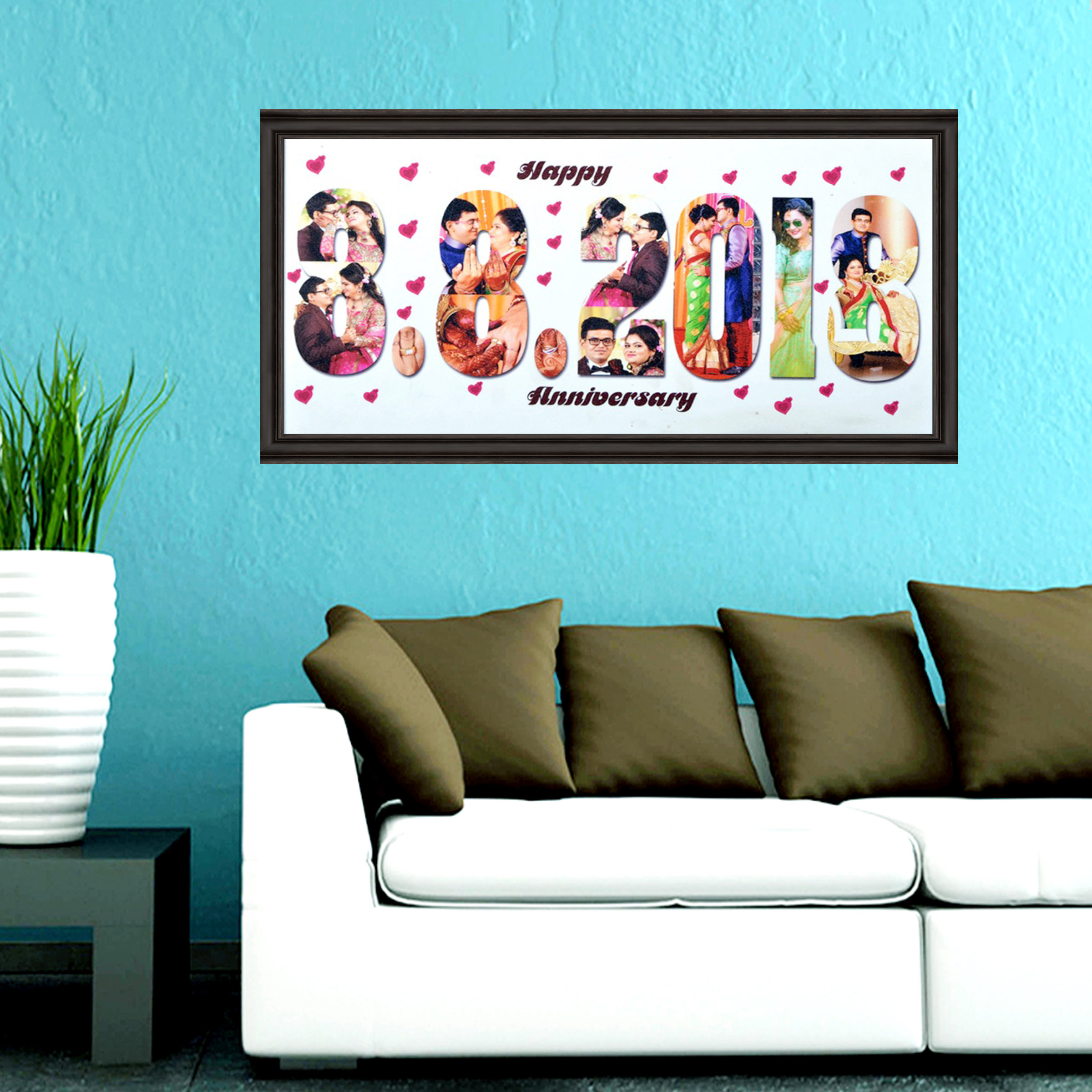 Customized Date Collage With Fream – Sky Gift