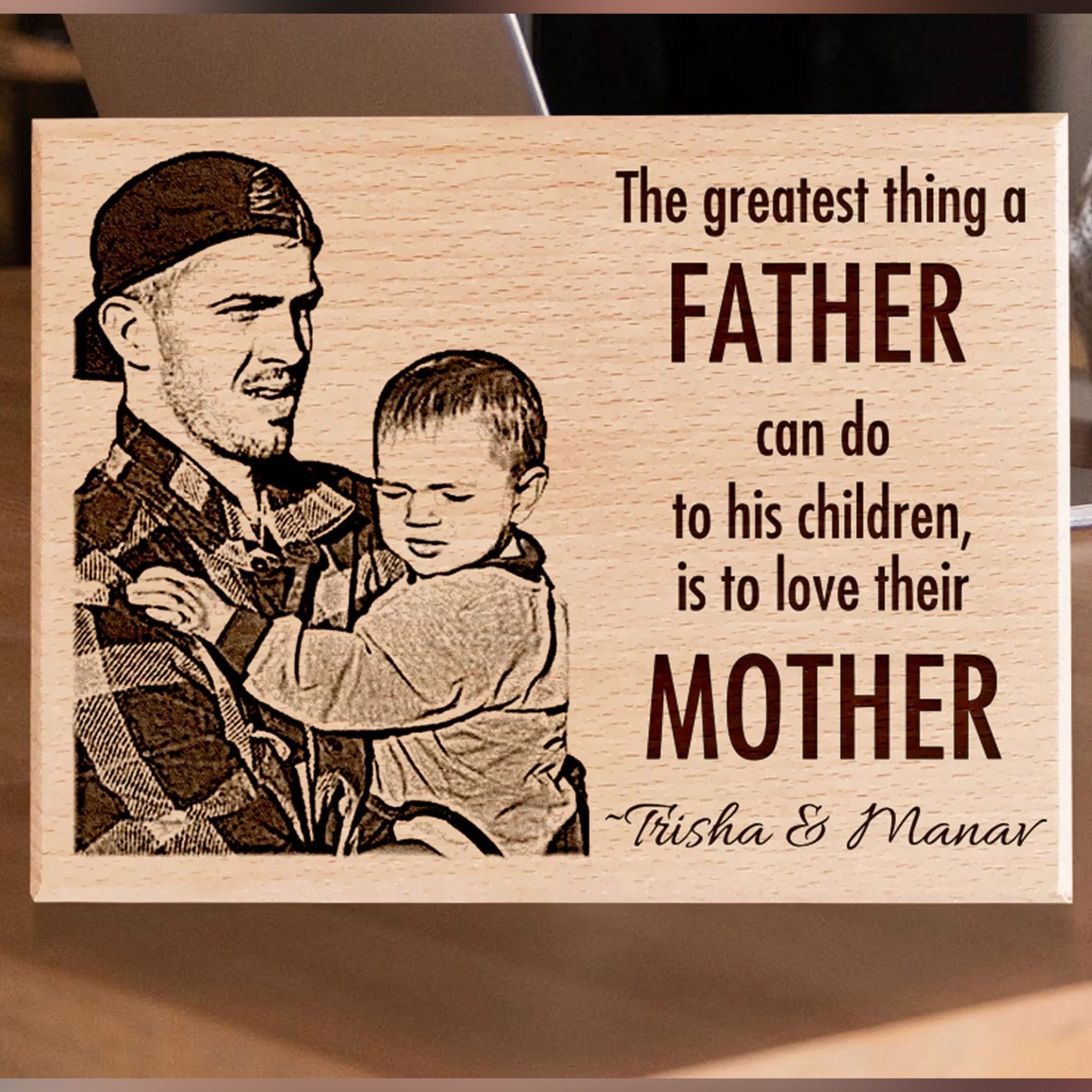 Happy parents Day Special Engreving – Sky Gift