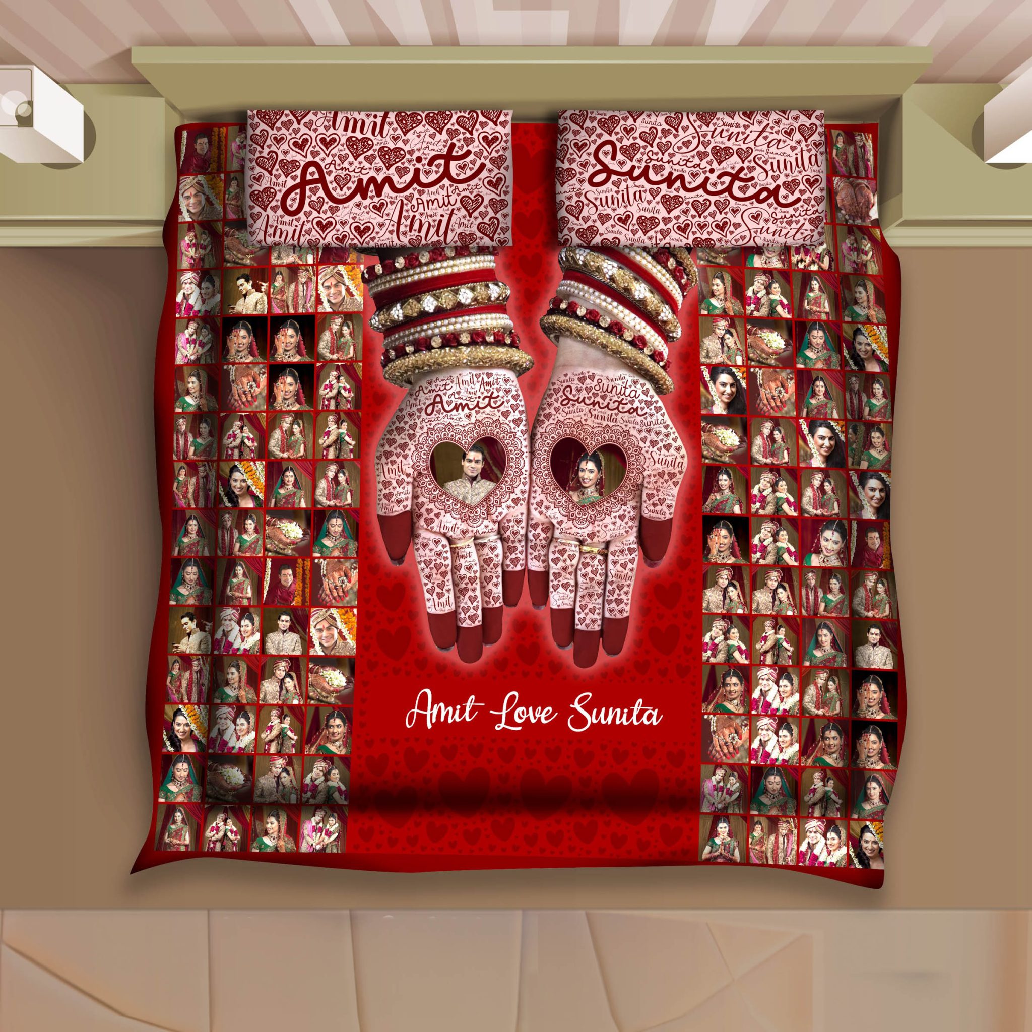 Mahendi Dising Bed Sheet – Sky Gift