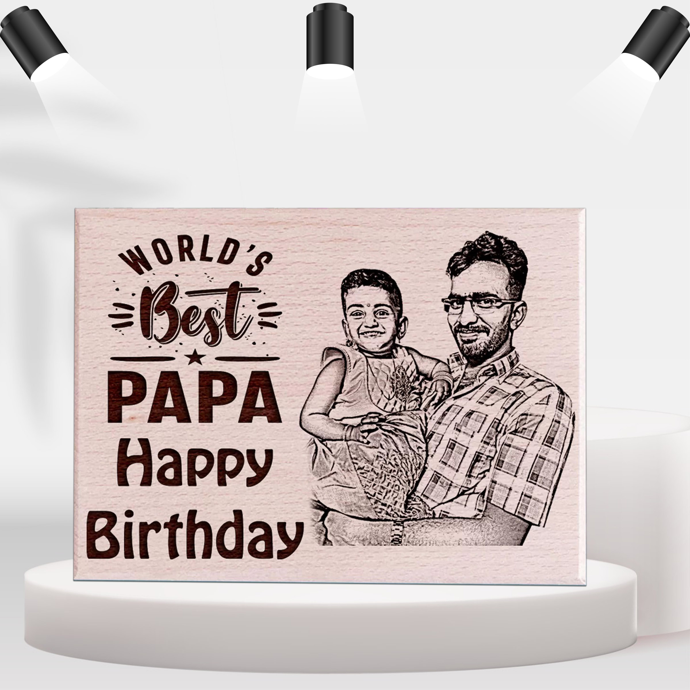 World’s best Papa Engreving – Sky Gift