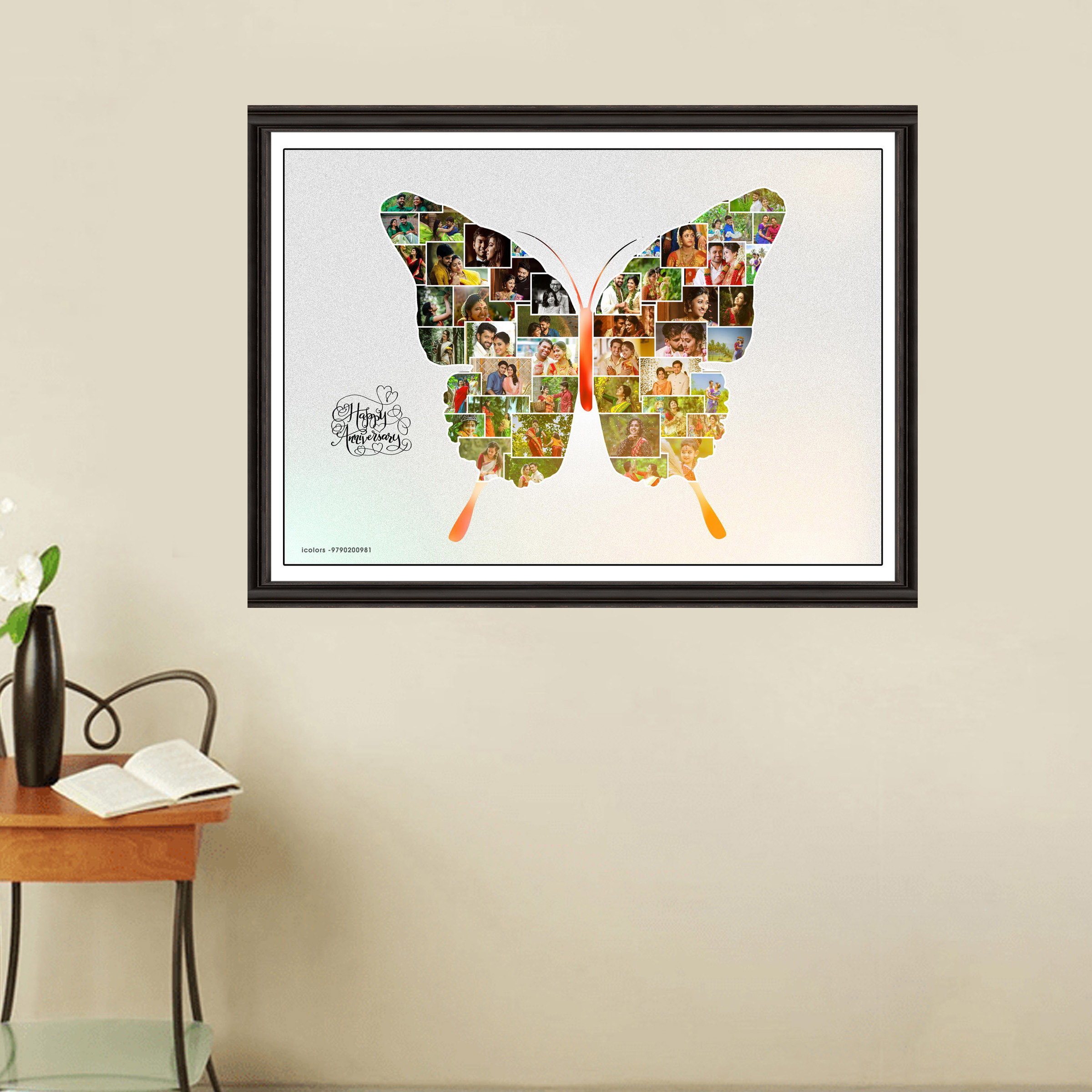 Butterfly Style Photo Collage – Sky Gift