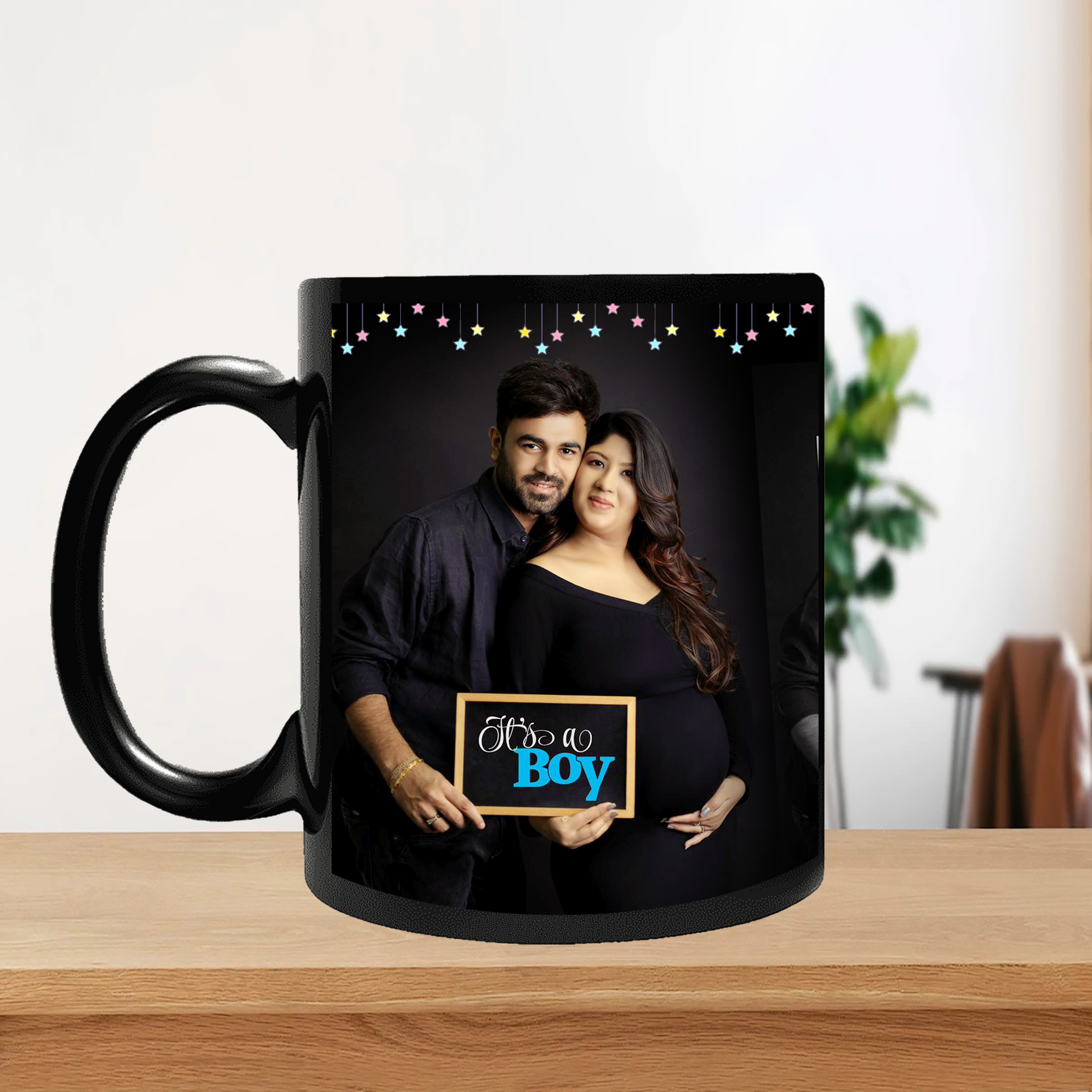 Baby Shower Mug Black – Sky Gift