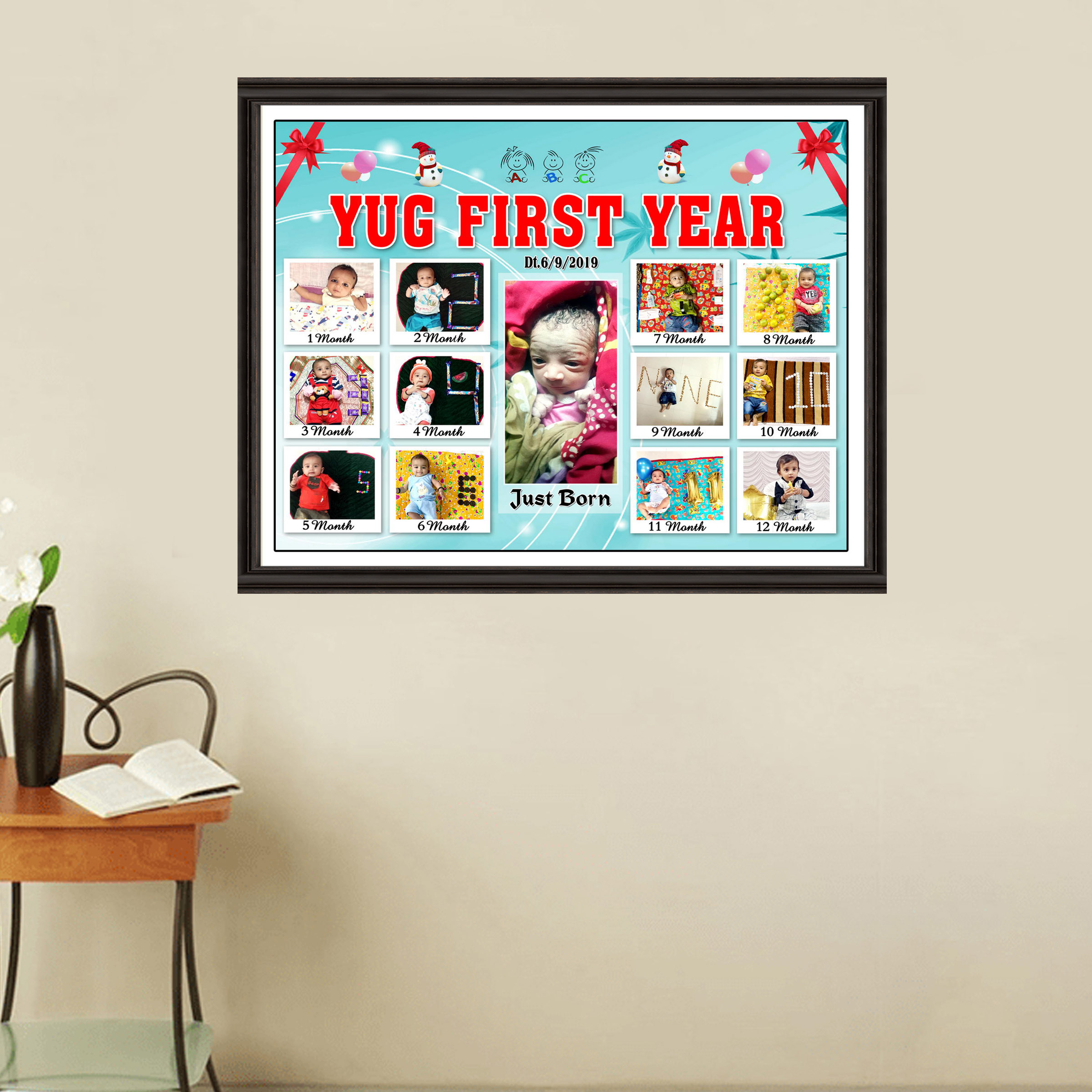 Baby Theme Photo Collage – Sky Gift