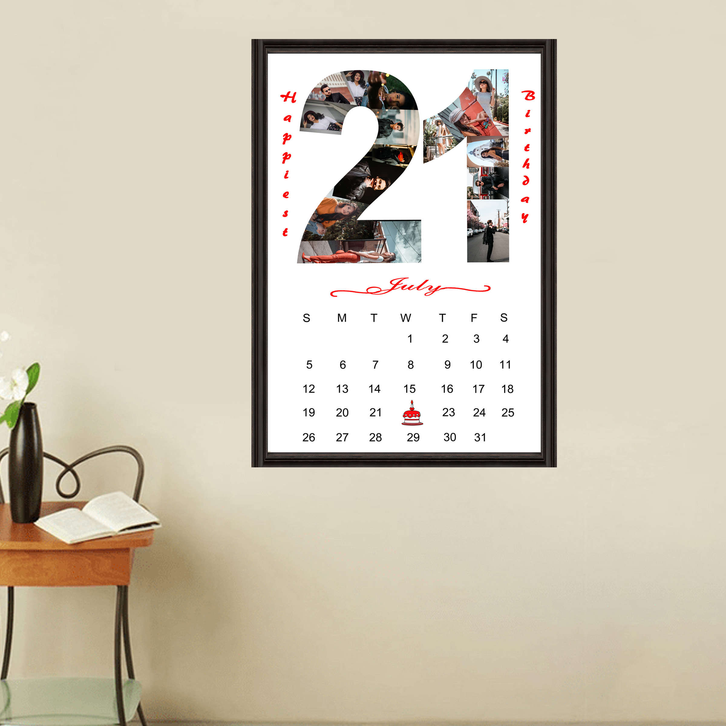 Calender Theme Photo Collage – Sky Gift