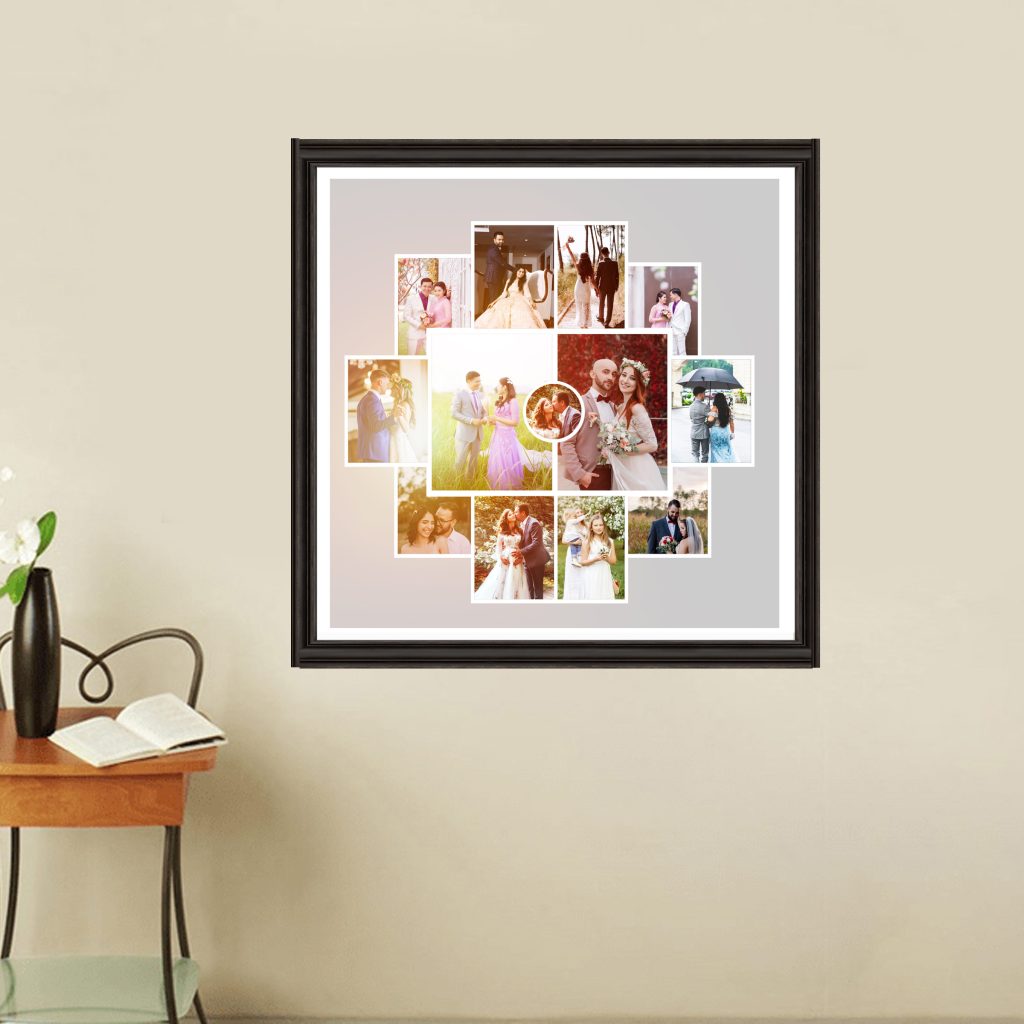 Costmize Floral Girl Photo Collage – Sky Gift