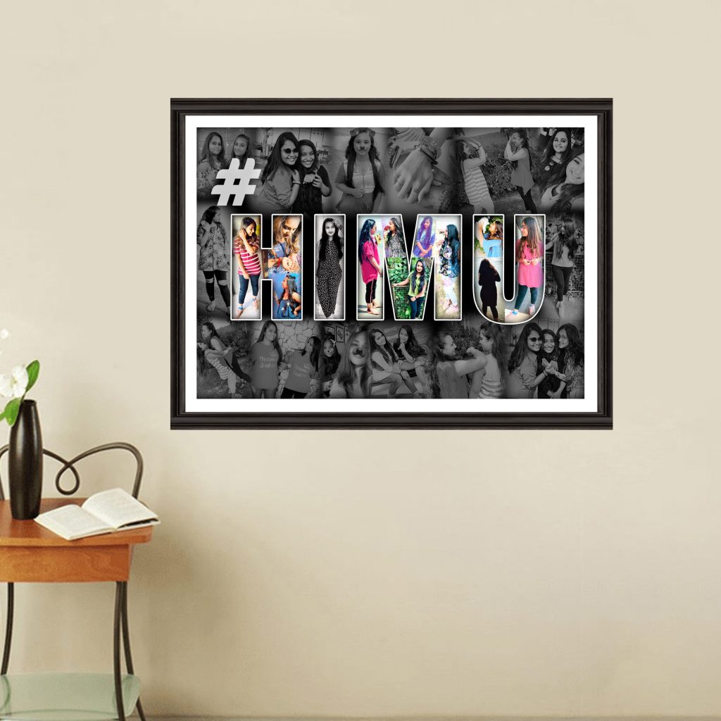 Costmize Name Photo collage – Sky Gift