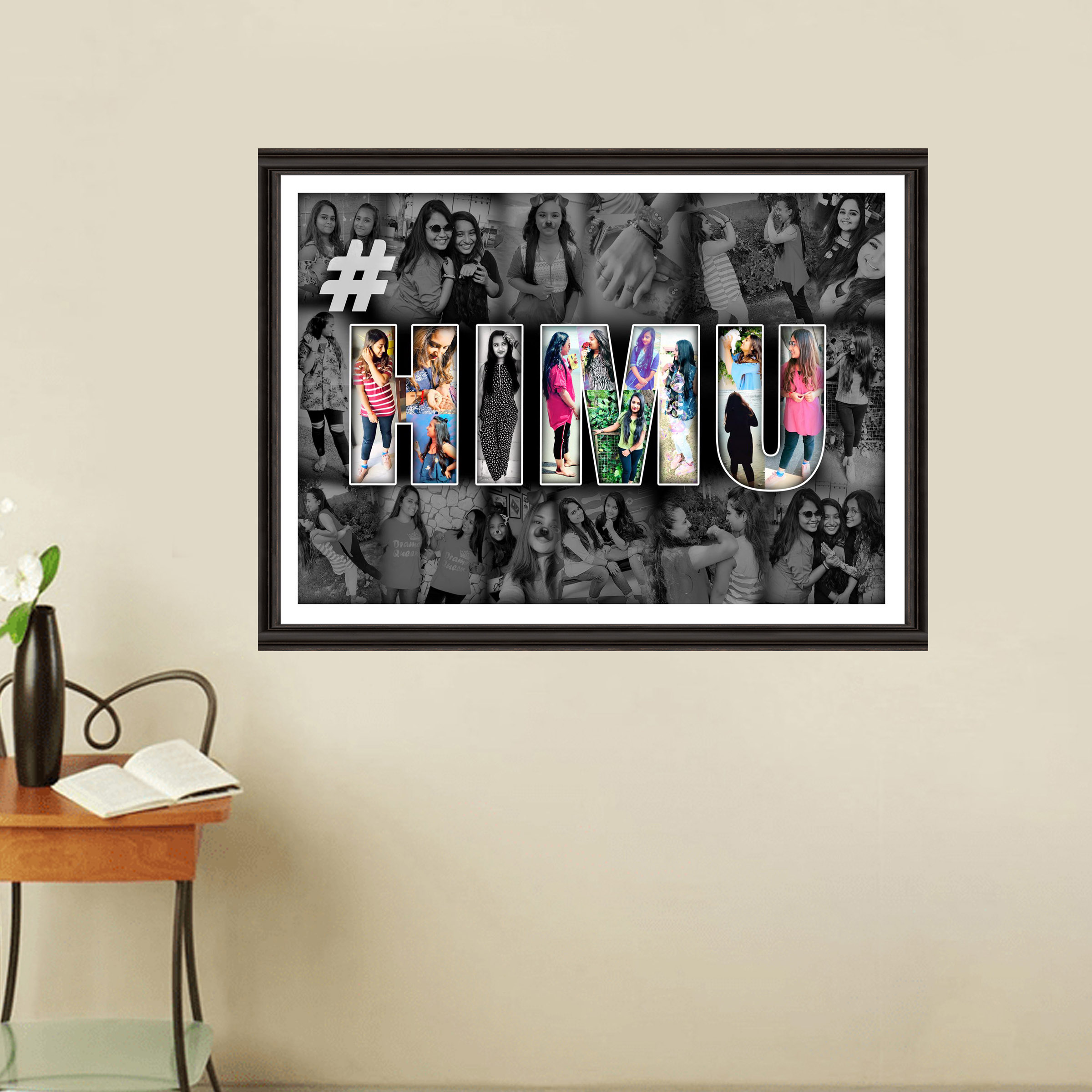 Costmize Name Photo collage – Sky Gift