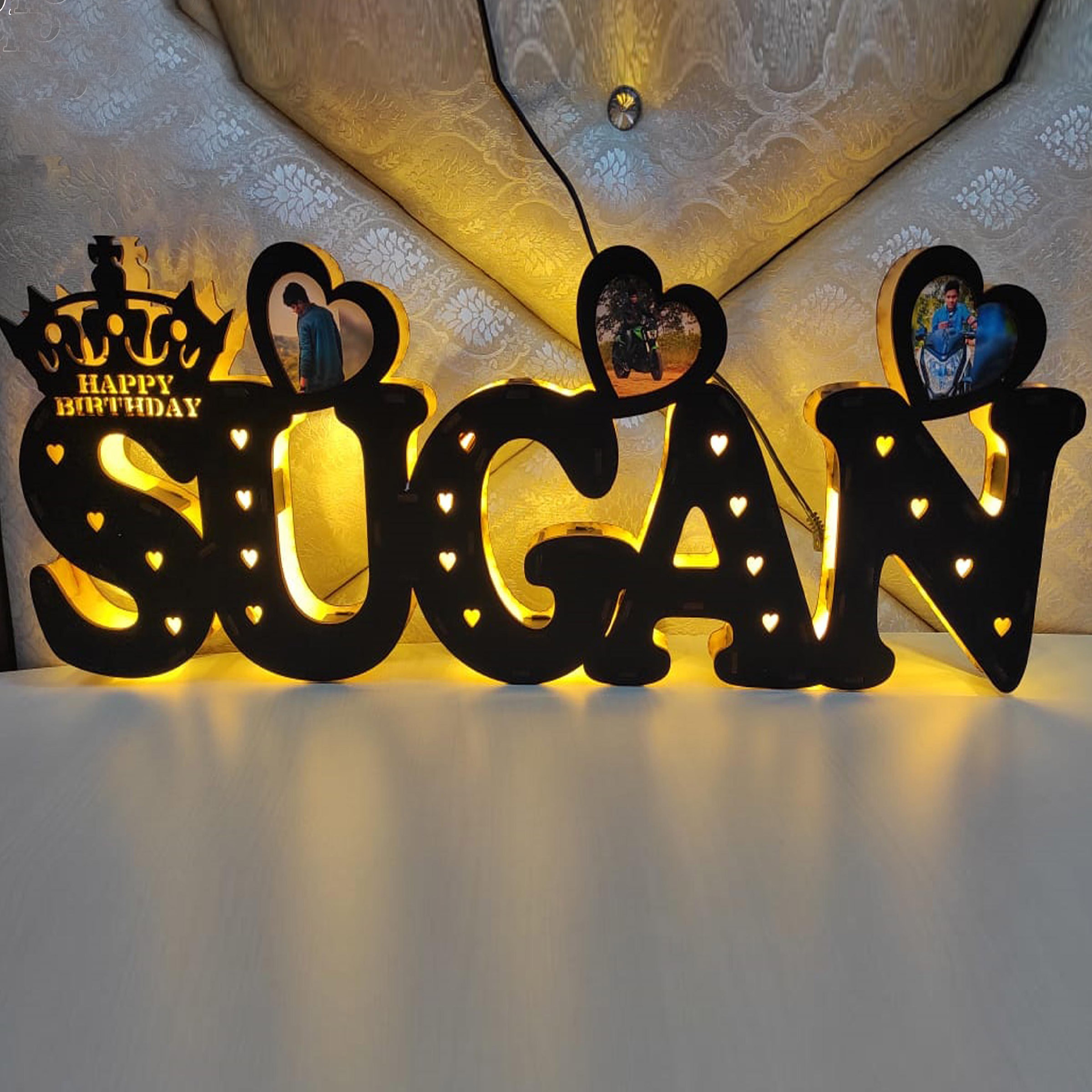 Costmized Photo With Name Intitials – Sky Gift