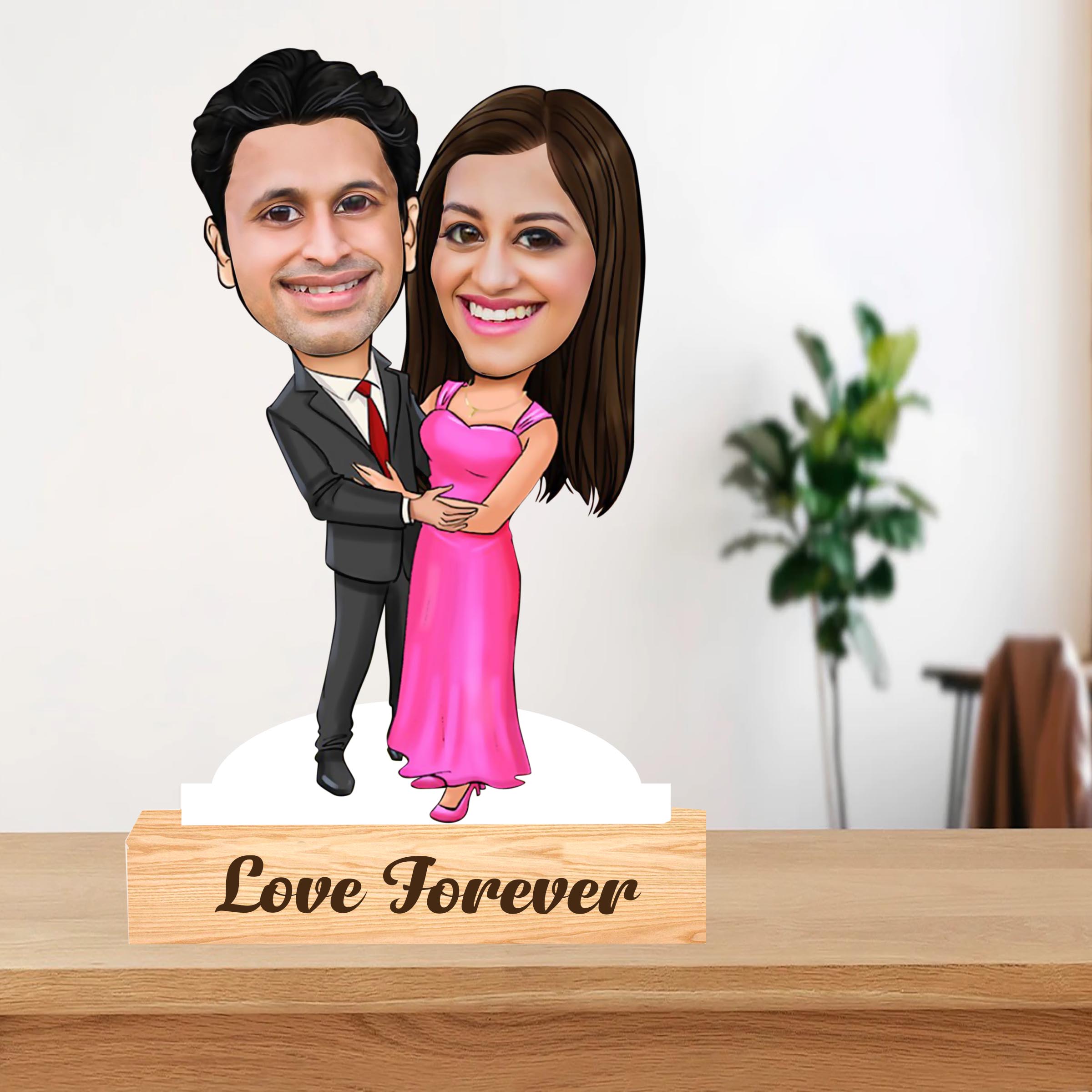 Love Forever Caricature – Sky Gift