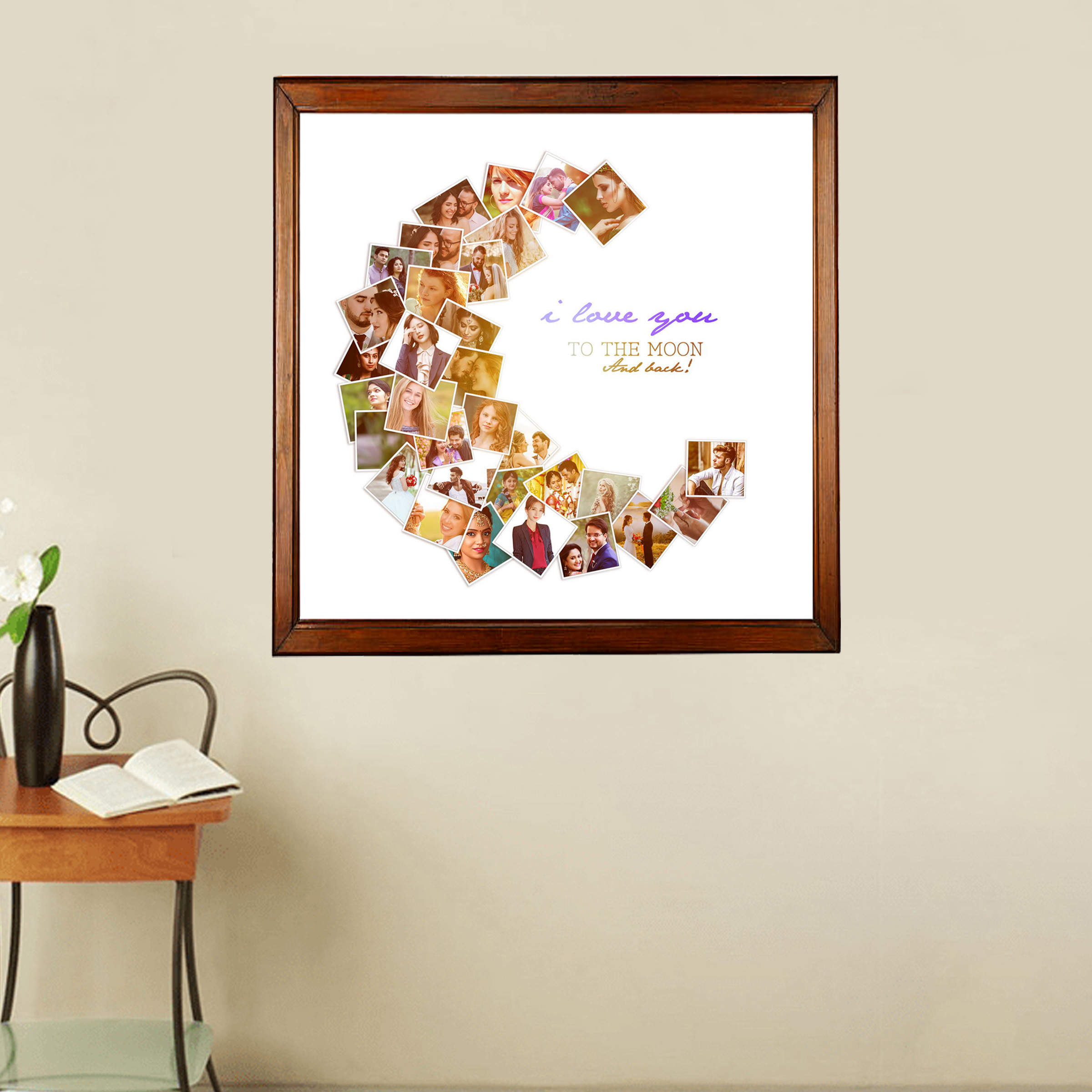 Personalized Moon Collage – Sky Gift