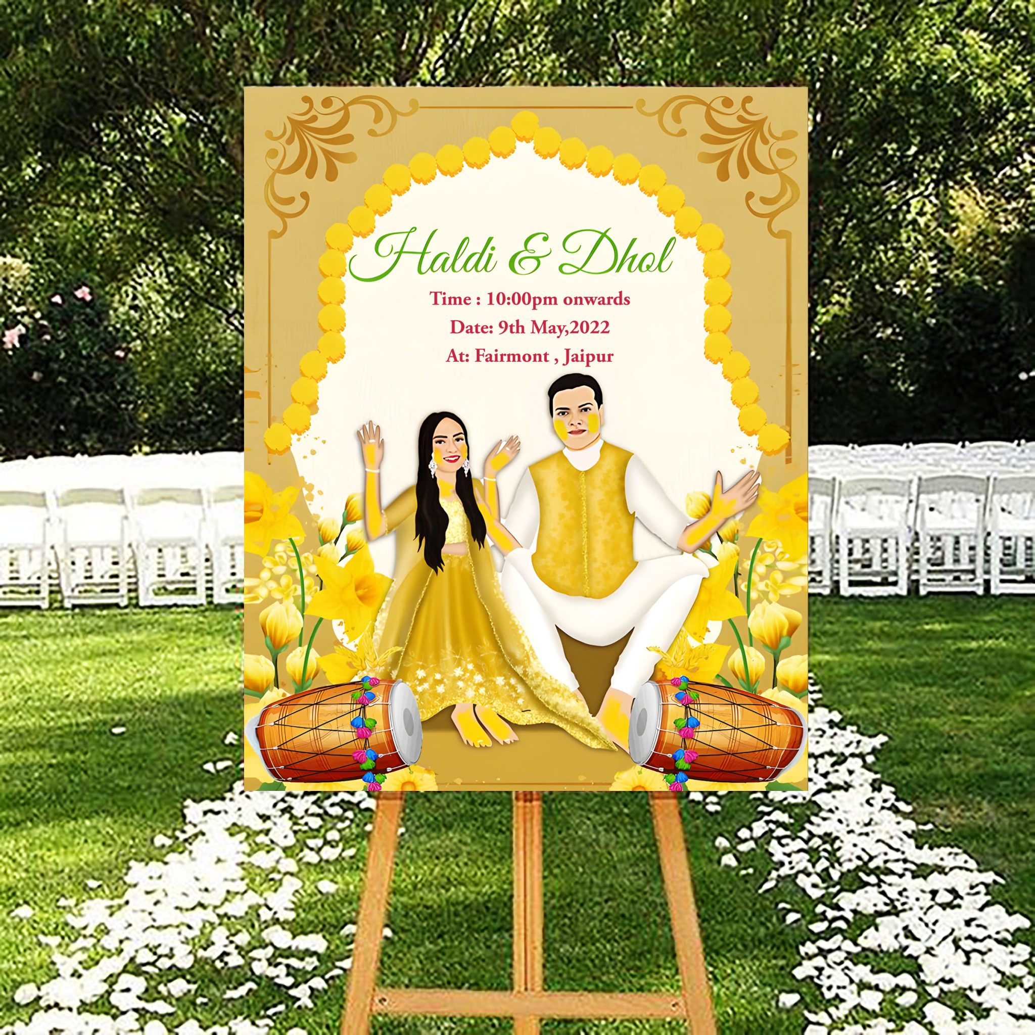 Wedding Sign Board – Sky Gift