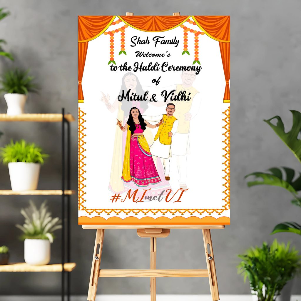 Wedding Sign Board – Sky Gift