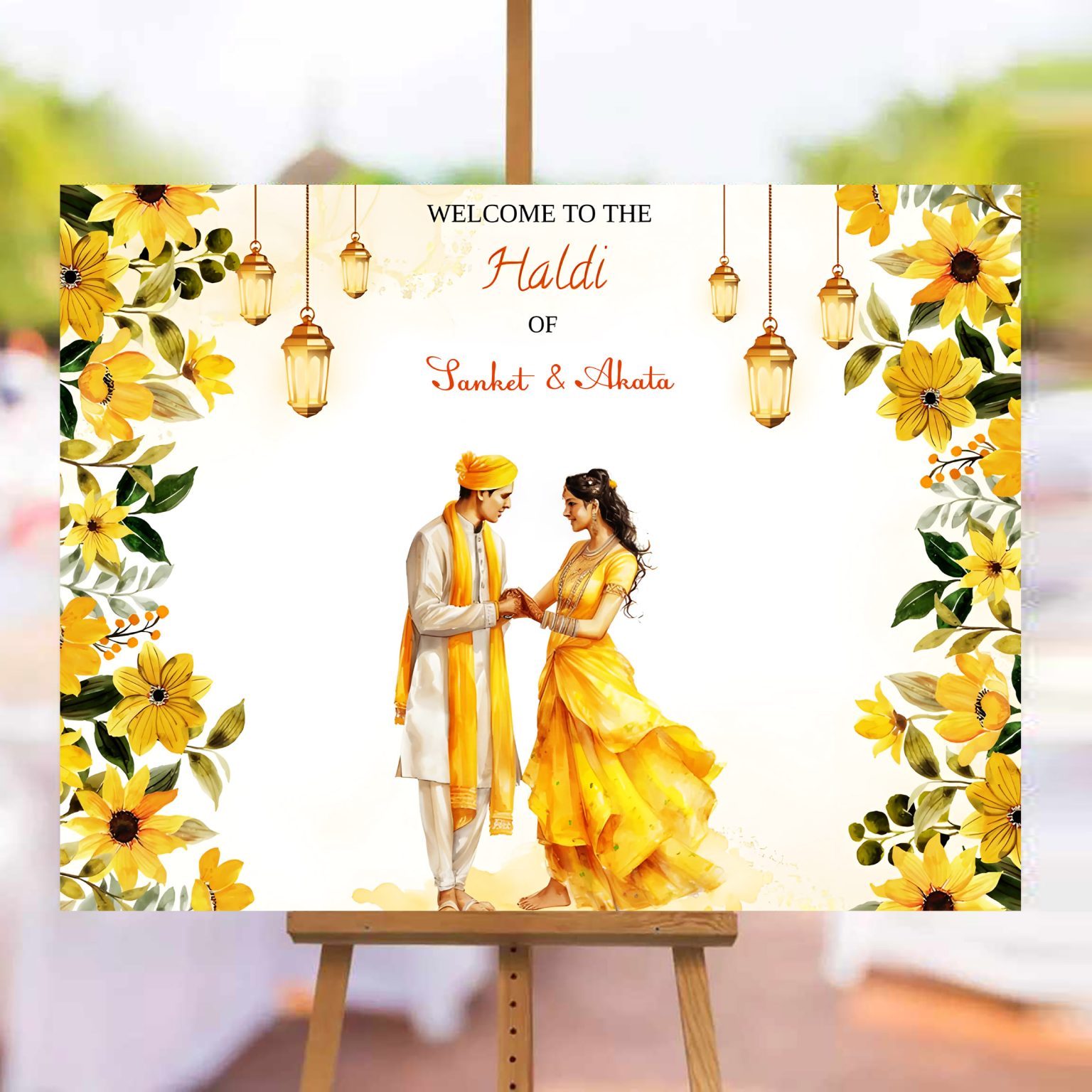 Wedding Sign Board – Sky Gift