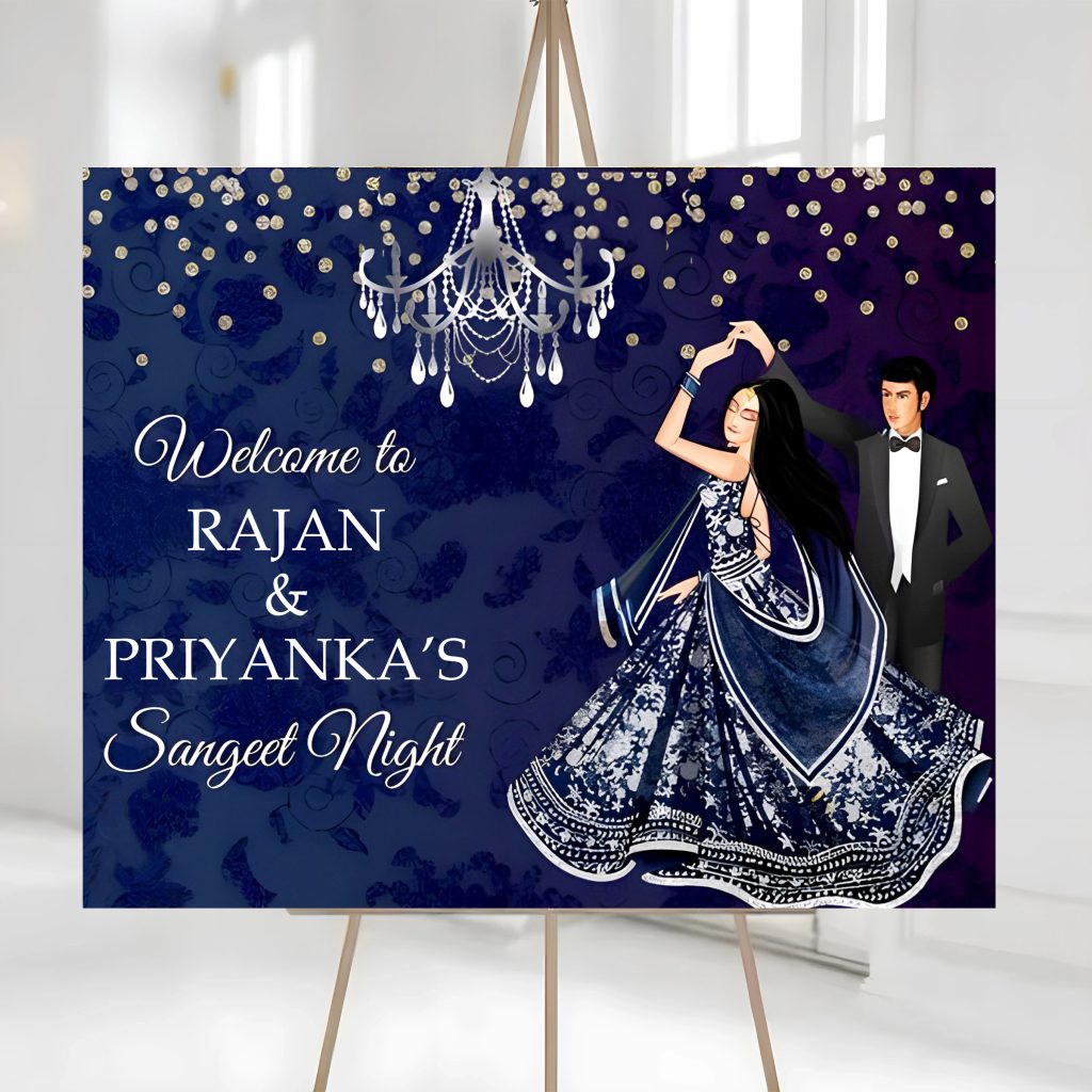 031 Couple Sangeet Ceremony Board – Sky Gift