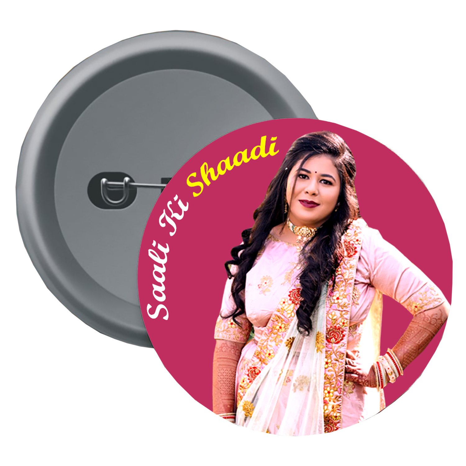 057 Wedding Badges – Saali ki shaadi – Sky Gift