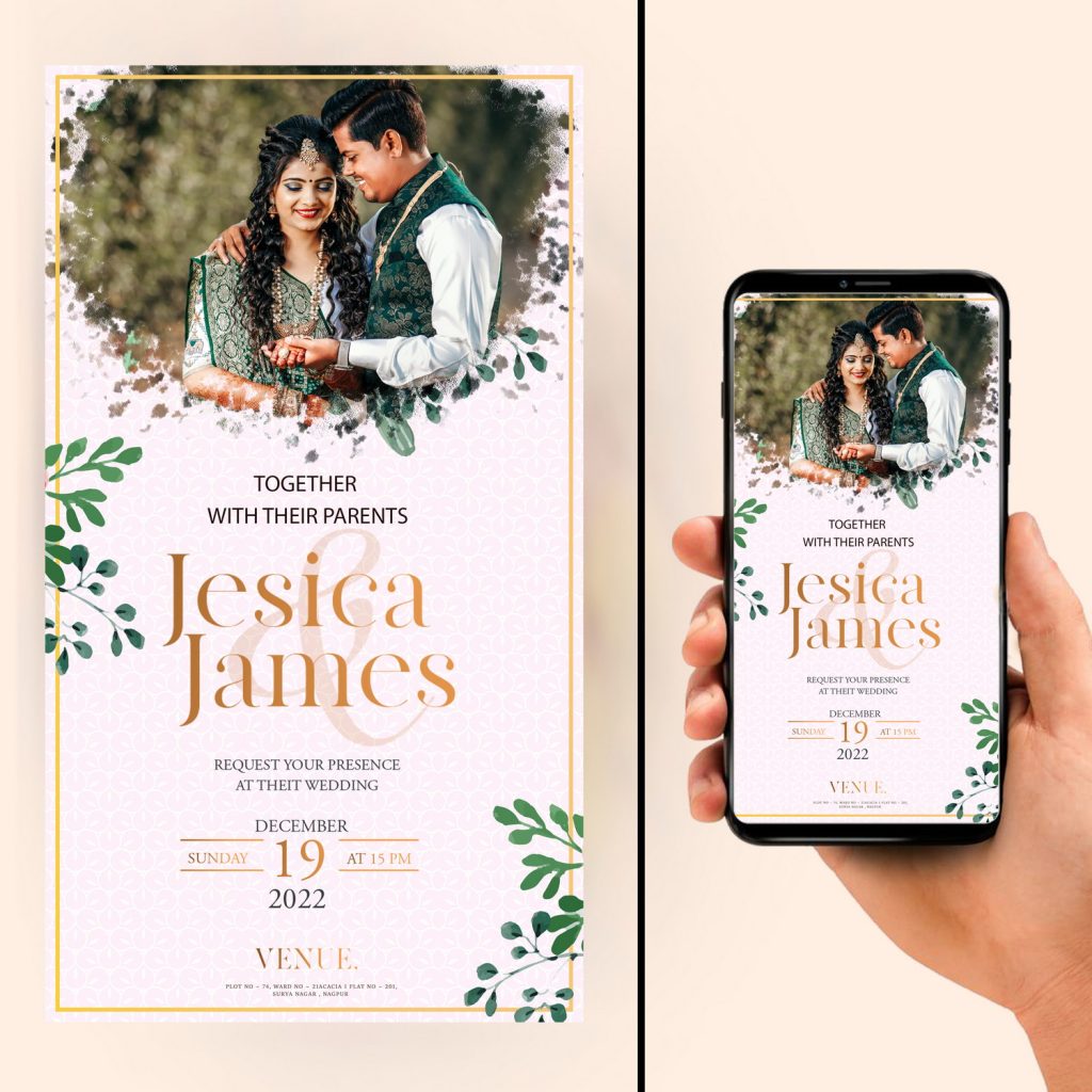 Digtal E – Invitation wedding (18) – Sky Gift