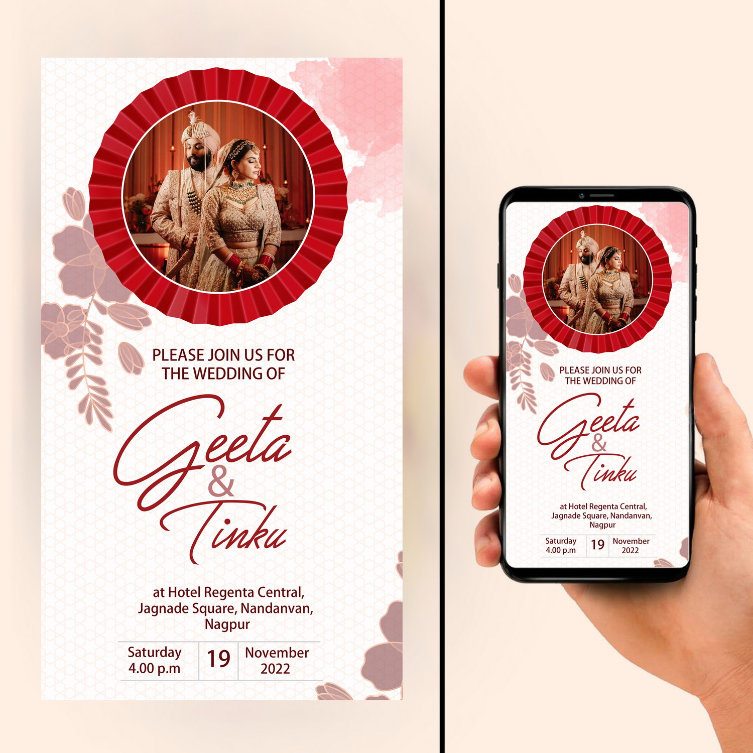 Digtal E – Invitation wedding (19) – Sky Gift