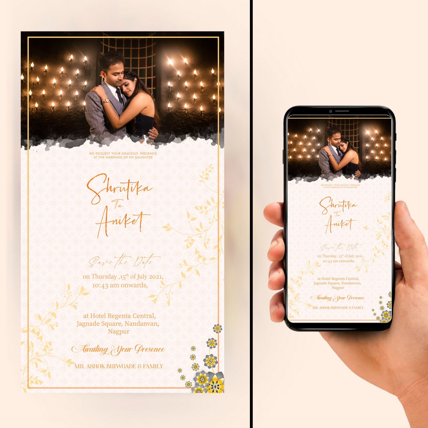 Digtal E – Invitation wedding (25) – Sky Gift