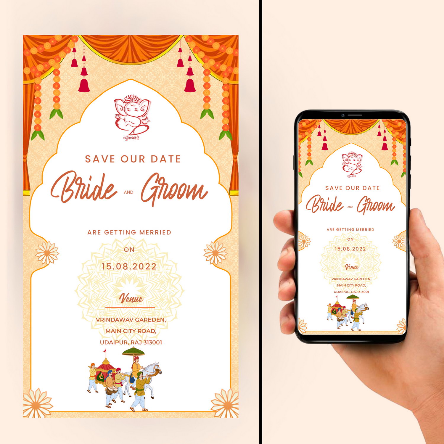 Digtal E – Invitation wedding (29) – Sky Gift
