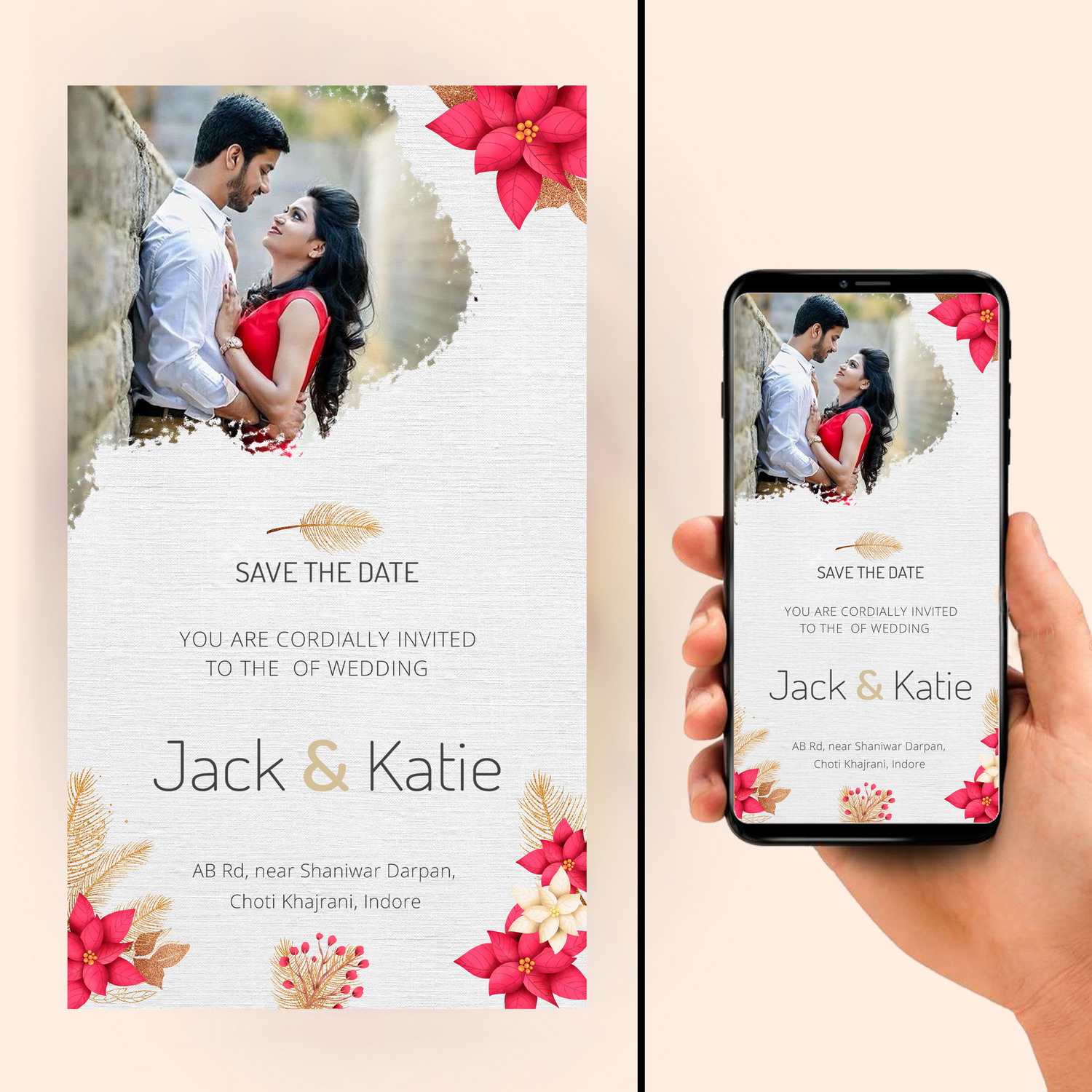 Digtal E – Invitation wedding 33 – Sky Gift