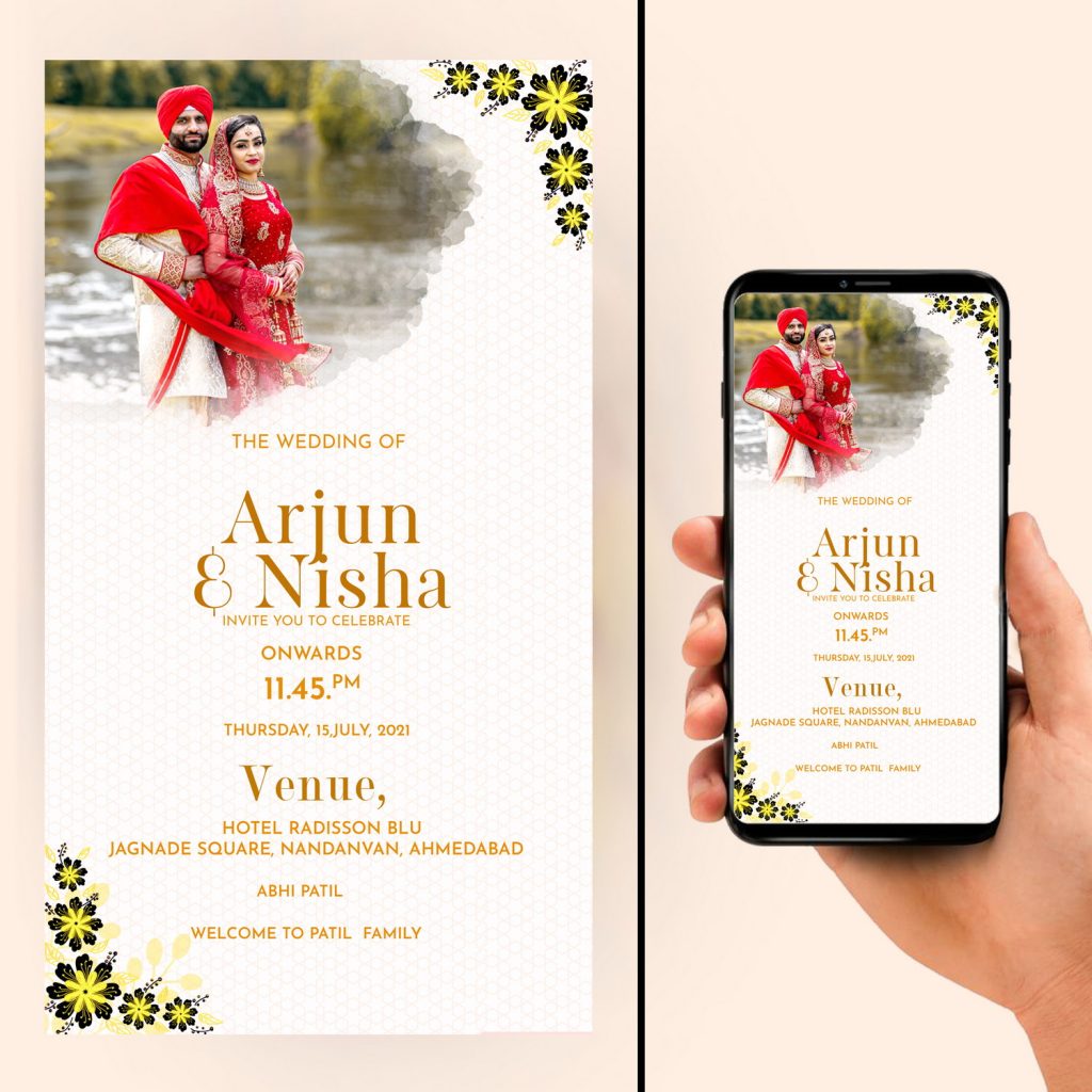 Digtal E – Invitation wedding (4) – Sky Gift